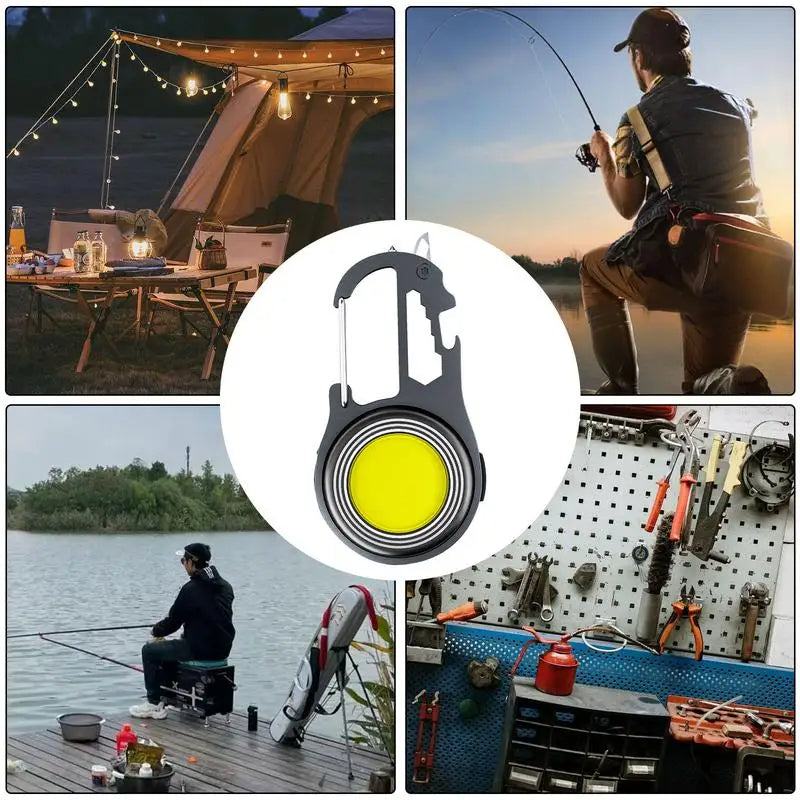 Ultra-Compact COB Keychain Work Light – Bibtic