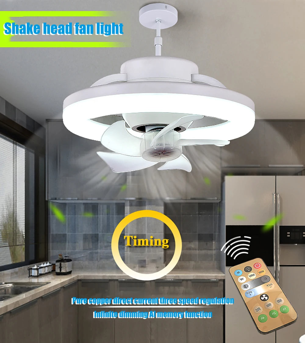 Smart Ceiling Fan Light Combo – Bibtic