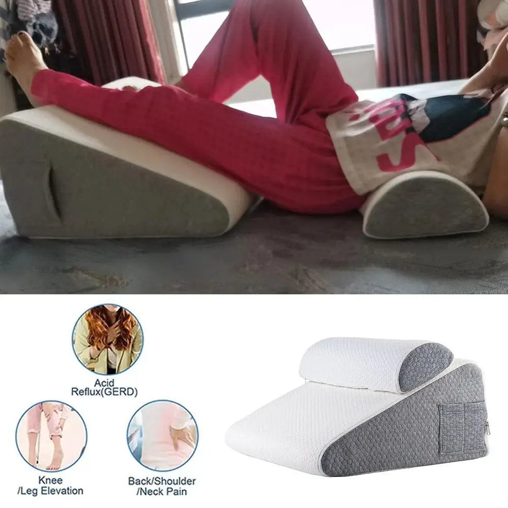 Triangular Wedge Pillow - Detachable & Washable – Bibtic