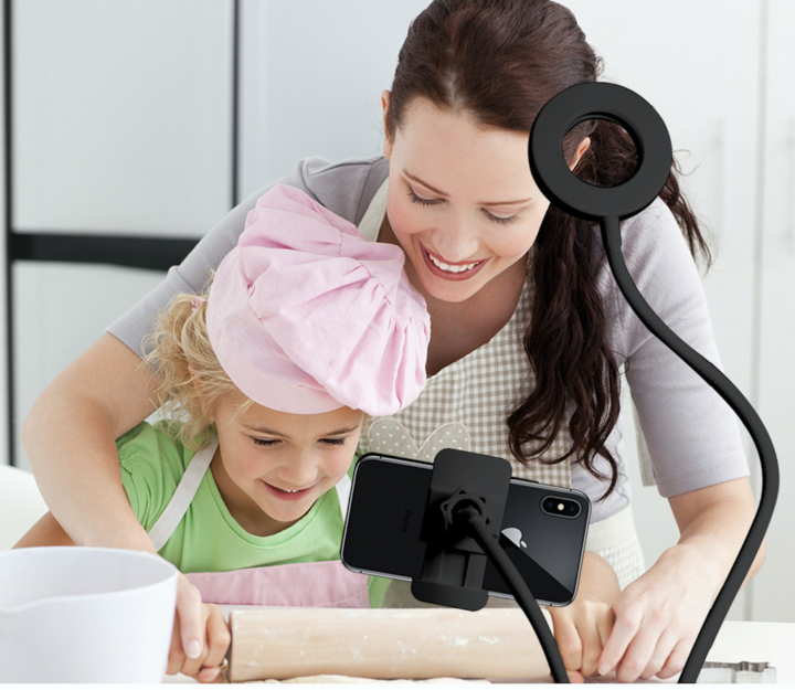 【🔥Free Shipping】-Professional Portable LED Light with Cell Phone Holder ...