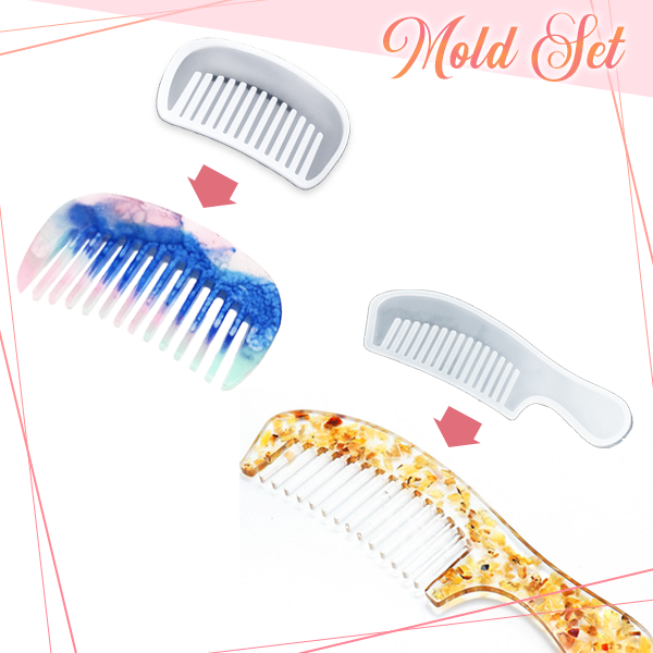 Crystal Resin Comb DIY Set – bibtic