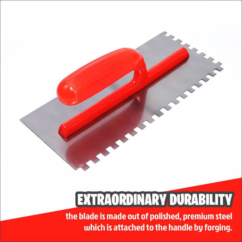 Cement Flaten Trowel With Notch – bibtic