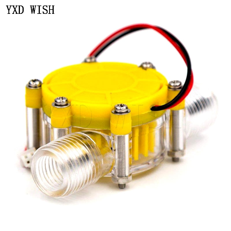 DC 5V/12V/80V 10W Water Flow Pump Mini Hydro Generator Turbine Flow Hy ...