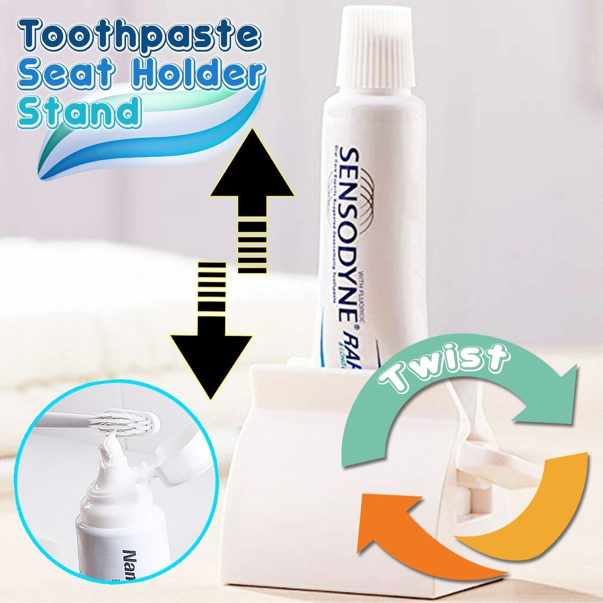 Toothpaste Seat Holder Stand – bibtic