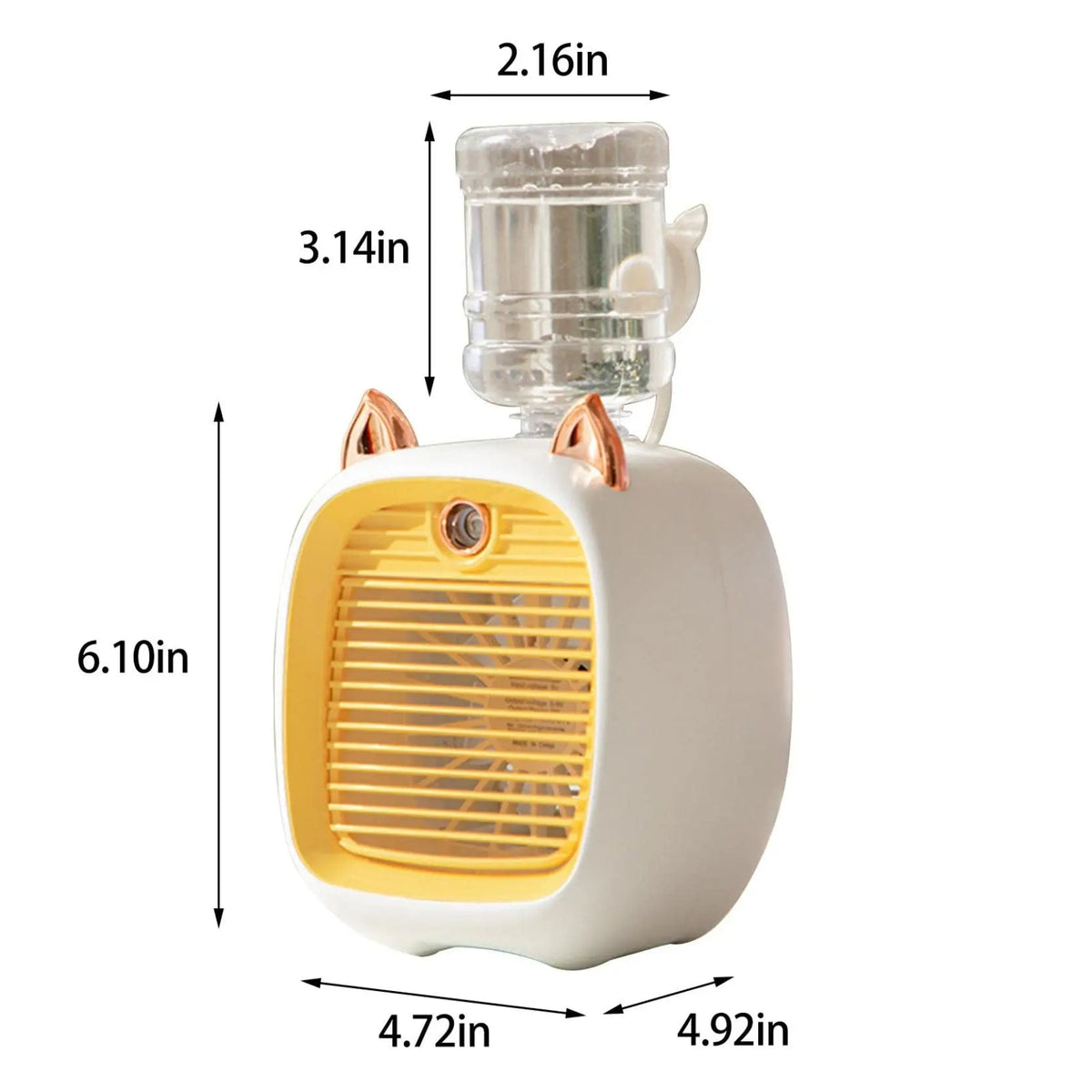 Mini Air Cooler Fan with USB & Humidifier – Bibtic